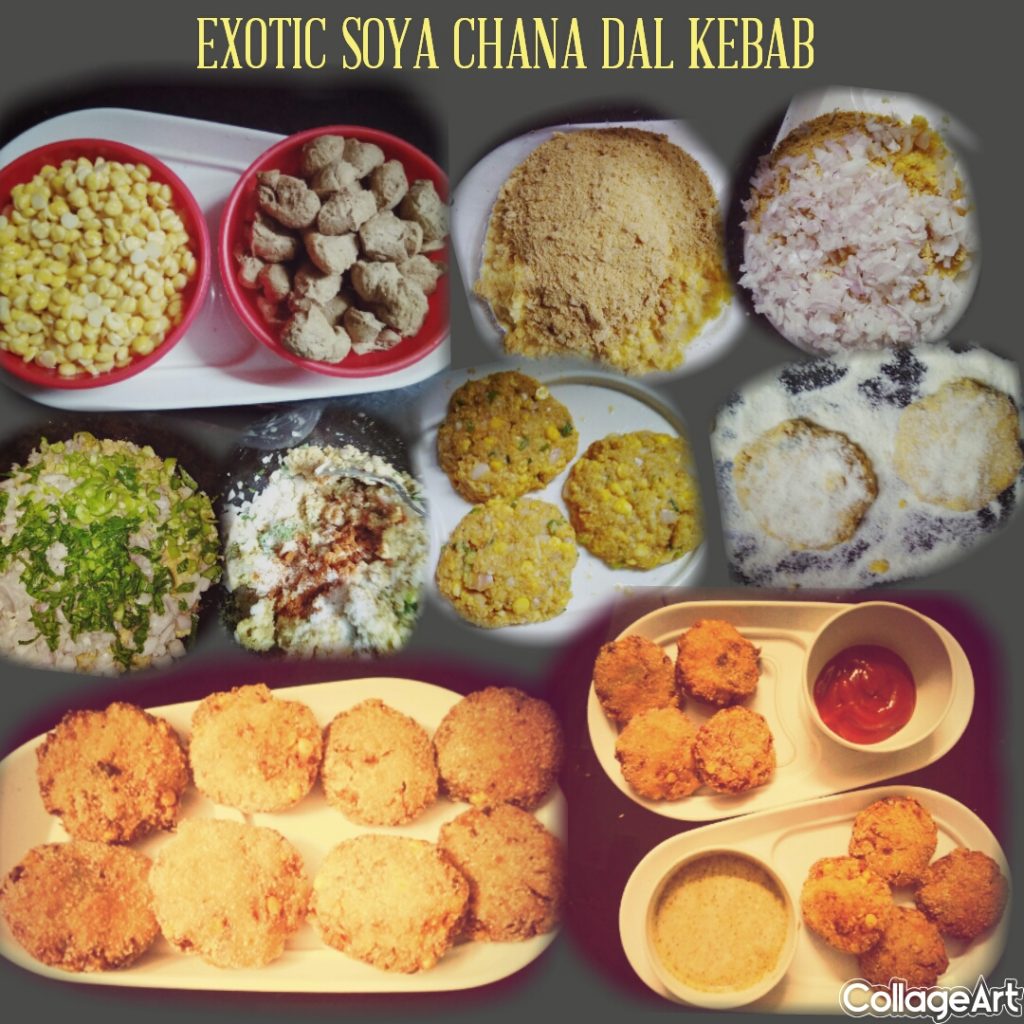 SOYA CHANA DAL KEBAB - Zayka Ka Tadka