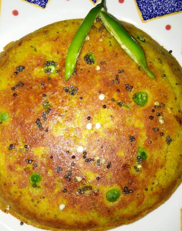Handvo or Handvi - Zayka Ka Tadka
