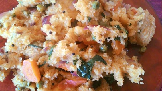 Vegetable Upma - Zayka Ka Tadka