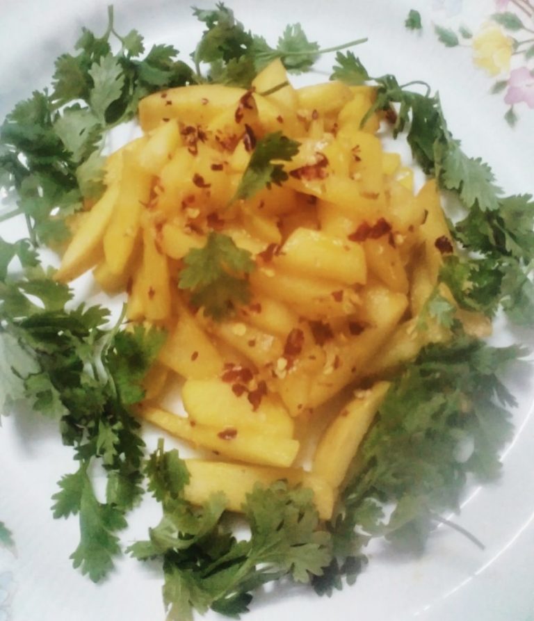 Apple Sweet Lime Fries - Zayka Ka Tadka