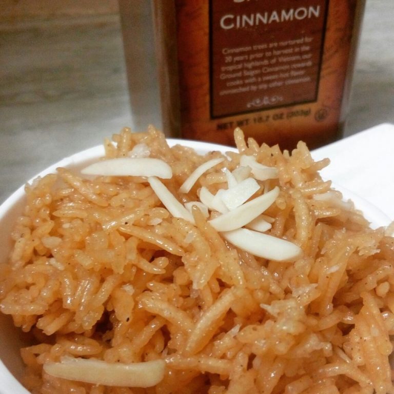 Caramel Cinnamon Rice - Zayka Ka Tadka