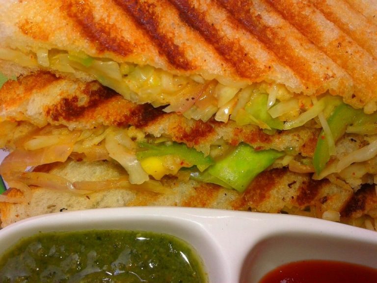 Cabbage Grilled Sandwich - Zayka Ka Tadka
