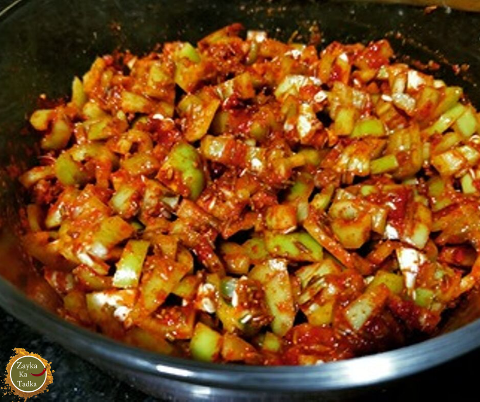 Nimbu Mirch Ka Achar | Green Chilli & Lemon Pickle - Zayka Ka Tadka