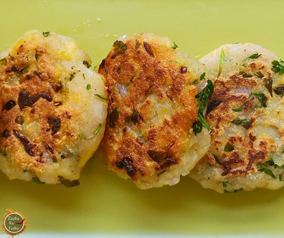 Poha Cutlet | Poha Tikki - Zayka Ka Tadka