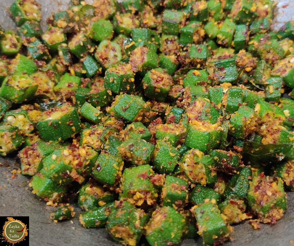 Bendekayi Palya | Bhindi Sabji - Zayka Ka Tadka