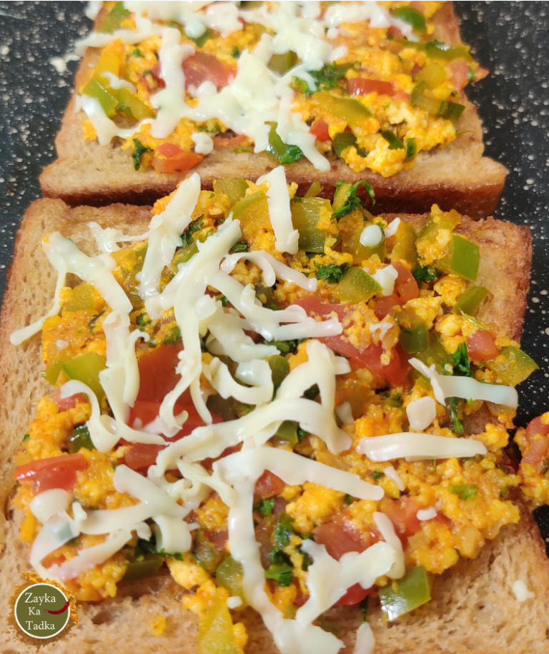 Masala Paneer Toast - Zayka Ka Tadka