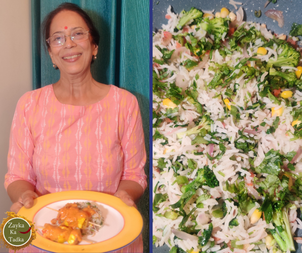 Lemon Coriander Rice - Zayka Ka Tadka