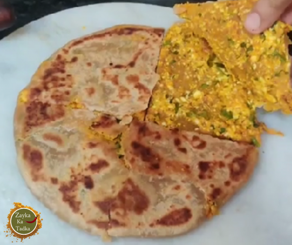Dahi Paneer Paratha - Zayka Ka Tadka