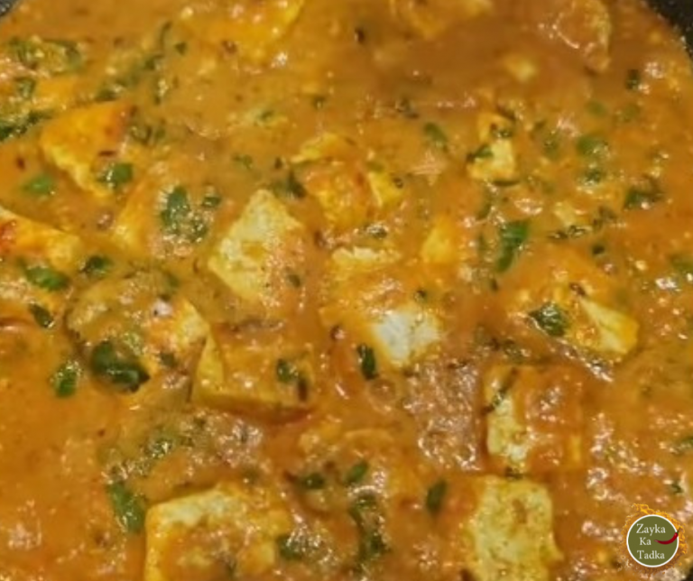 Lazy Paneer Sabji | Quick Paneer Sabji - Zayka Ka Tadka
