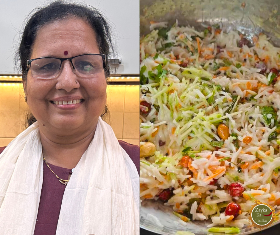 Raw Mango Curd Rice - Zayka Ka Tadka