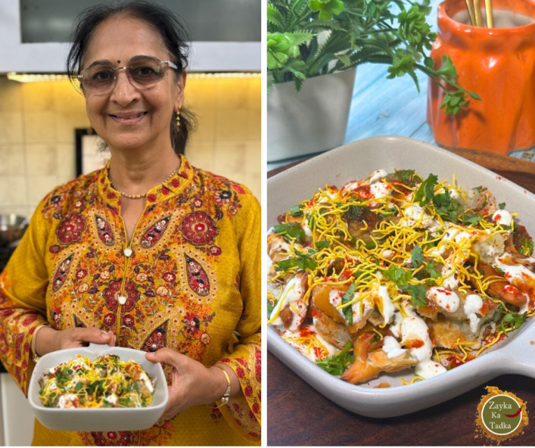 Mini Samosa Chaat - Zayka Ka Tadka